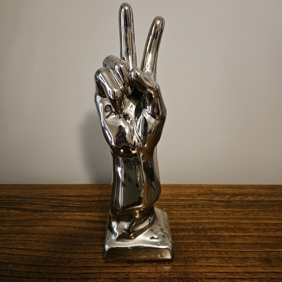 Accents | Peace Sign Statue | Poshmark
